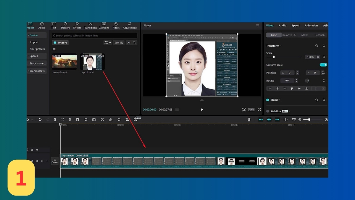Cách chèn chữ vào video CapCut trên máy tính cực đơn giản